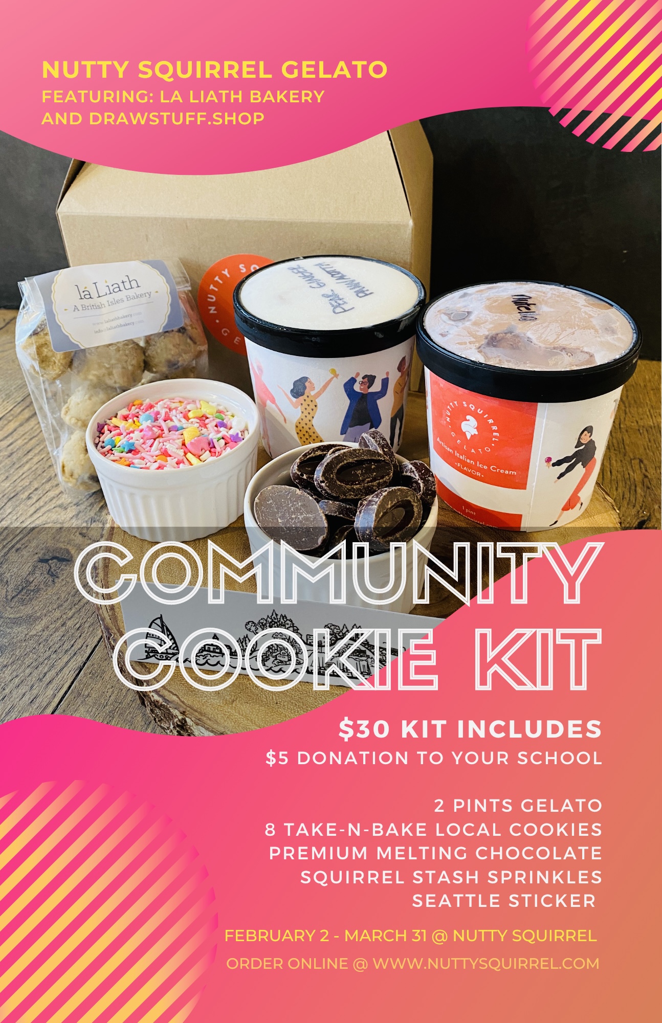Cookie Kit – Community Fundraiser – Cascadia Elementary PTA